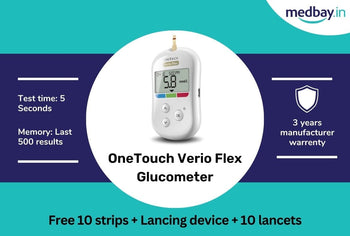 OneTouch Verio Flex Glucometer Features, reviews and the Lowest Price